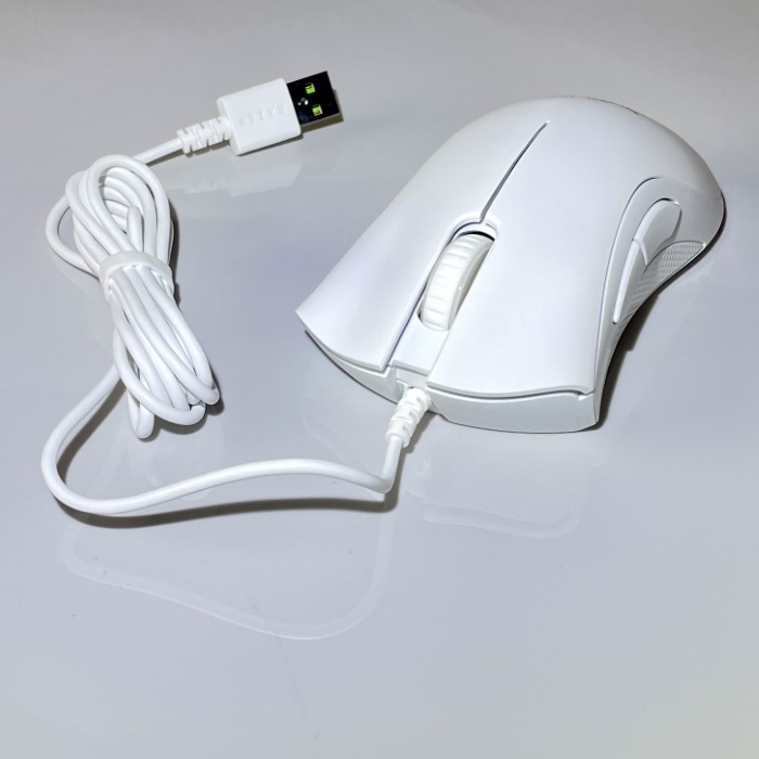 kuvux - Razer DeathAdder Essential White 2021 mit Kailh GM 8.0 Switches