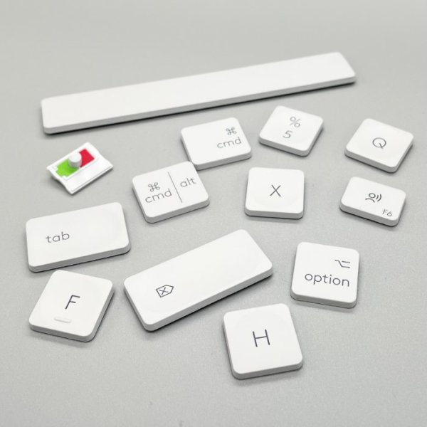 kuvux - Logitech MX Keys Mini Taste mit Scherenmechanik weiß